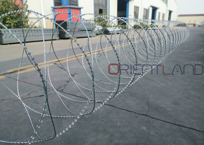 10m Razor Blade Fencing Wire / Constantine Razor Wire Roll BTO-11 BTO-22
