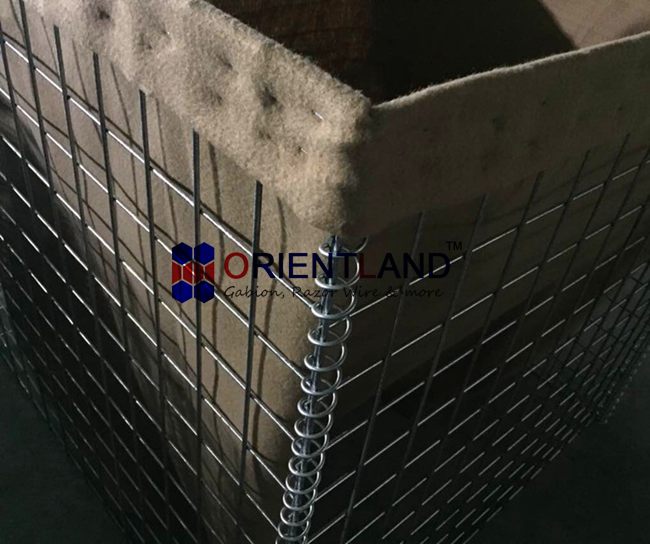 Turkey Hesco Defence Barrier , Hesco Baskets Corrosion Resistance MIL 5