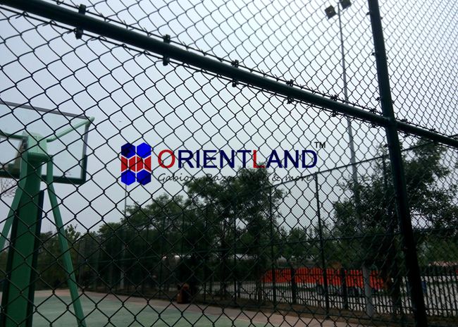Round Post Wire Mesh Security Fencing Protecto Fence Customized Length