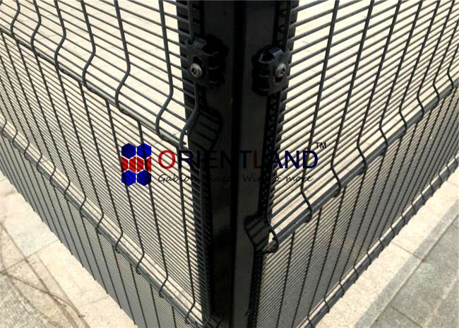 900-2500mm Height Prison Wire Mesh Security Fencing PVC Coated 4ft 8ft