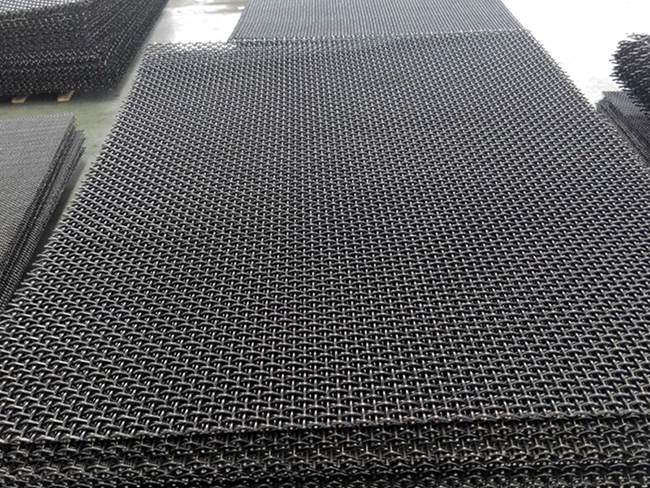High Carbon Steel Mining Screen Mesh / Vibrating Screen Wire Mesh 3mm-100mm