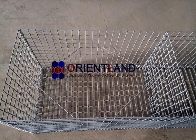 2m×1m×1m Pvc Coated Welded Gabion Baskets Sloped Backyard Landscaping ...