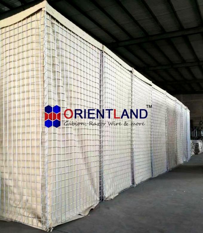 2.21m High Military Barrier Durable Blast Protection Defensive