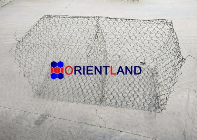 Triple Twisted PVC Coated Gabion Wall Baskets 100x120mm
