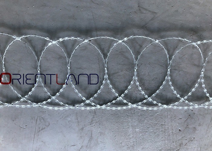Hight Security Flat Wrap Razor Blade Barbed Wire Tope Security Wire ...